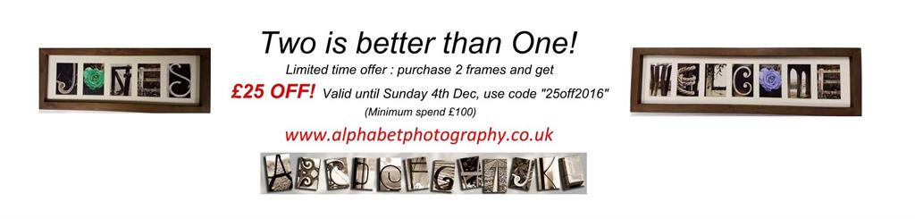 Alphabet Photography UK - Personalised Word Art